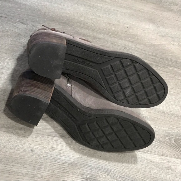 MICHAEL Michael Kors | Shoes | Michael Kors Fawn Suede Ankle Boots In Storm Grey Size 75 | Poshmark